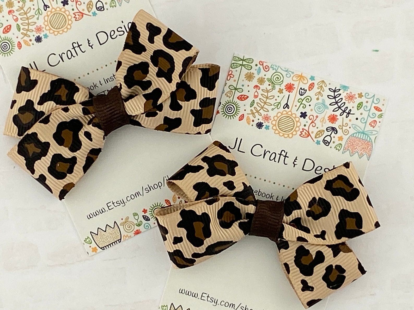 Cheetah Print Hair Bow, Leopard Print Hair Bow, Cheetah Bow, Leopard ...