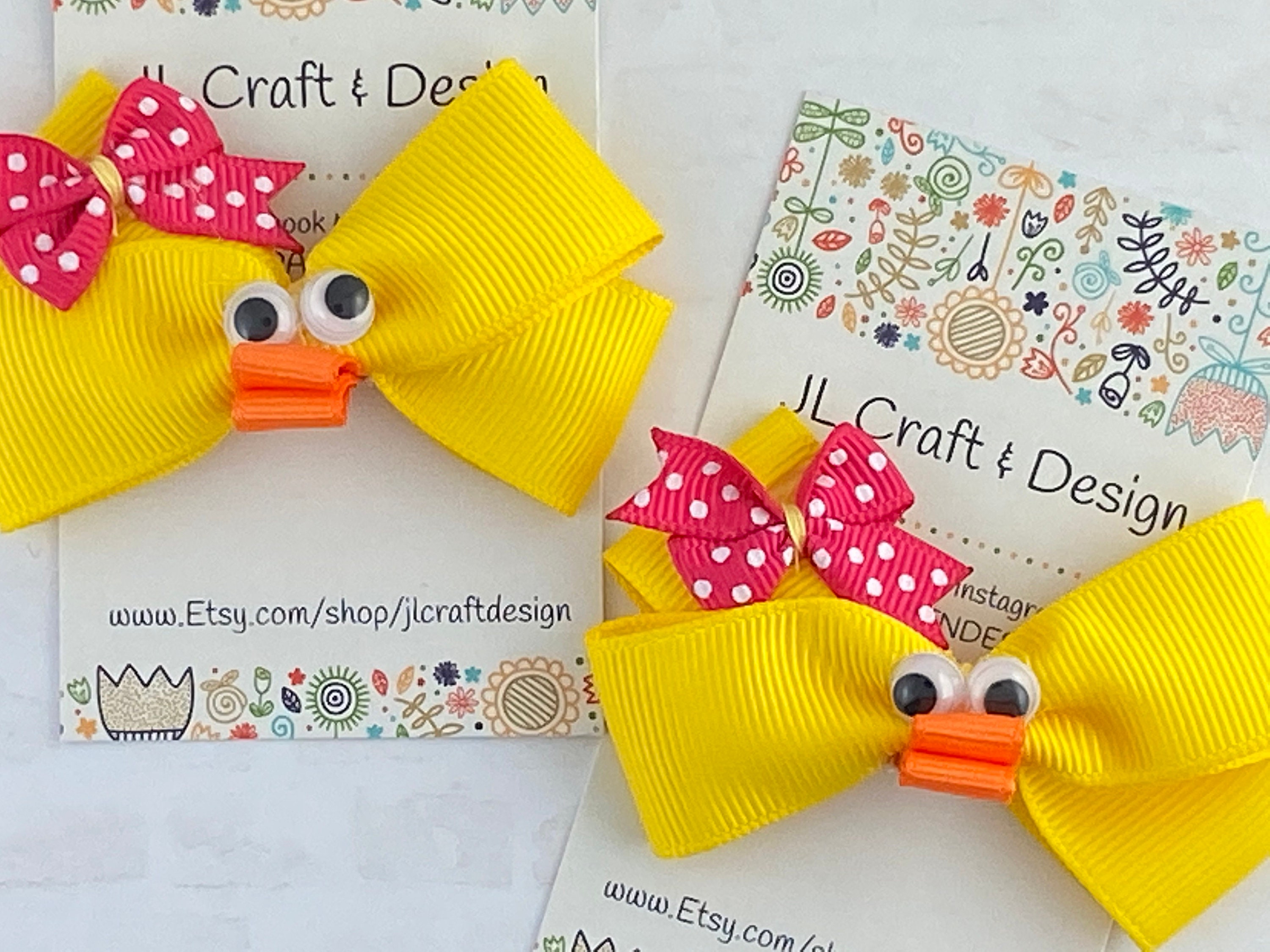 Duck Hair Clip, Rubber Ducky Clip, Girl Hair Clip, Toddler Hair Clip ...