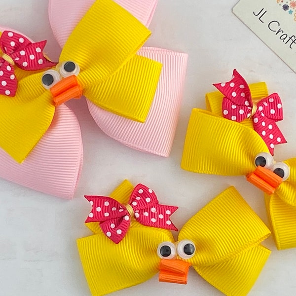 Duck Hair Bow - Etsy