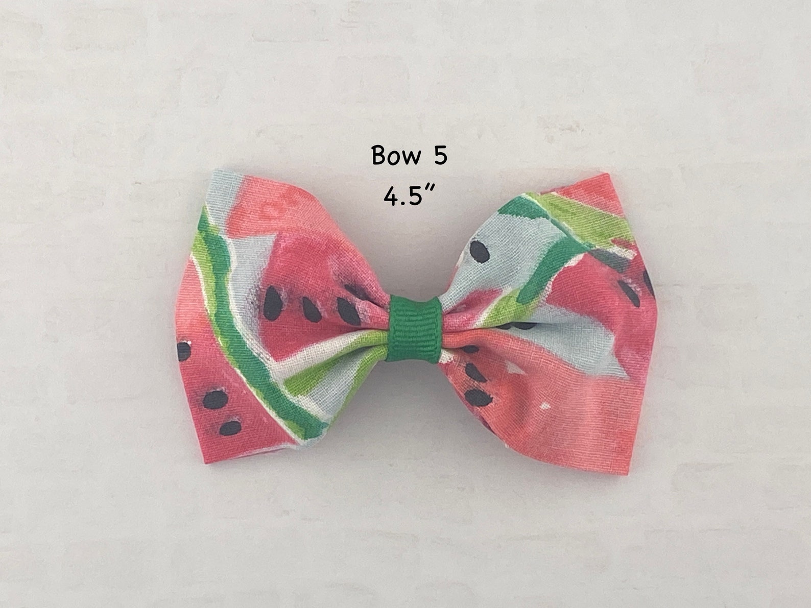 Watermelon Hair Bow Watermelon Bow Summer Hair Bow Sweet - Etsy