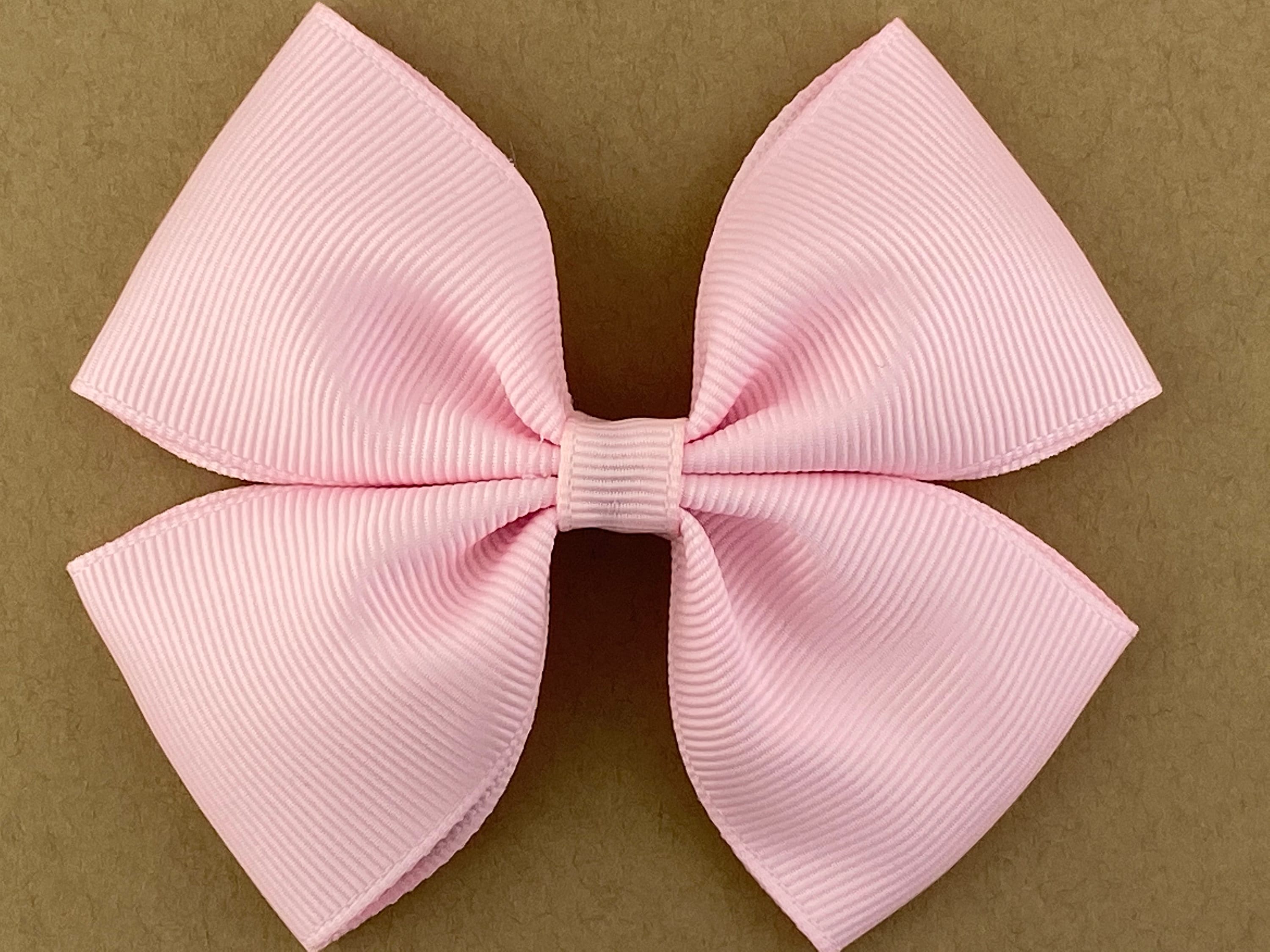 Light Pink Hair Bow Pink Hair Bow Pink Bow Light Pink - Etsy