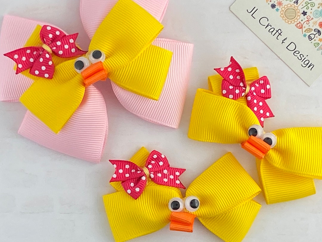 Duck Hair Clip, Rubber Ducky Clip, Girl Hair Clip, Toddler Hair Clip ...