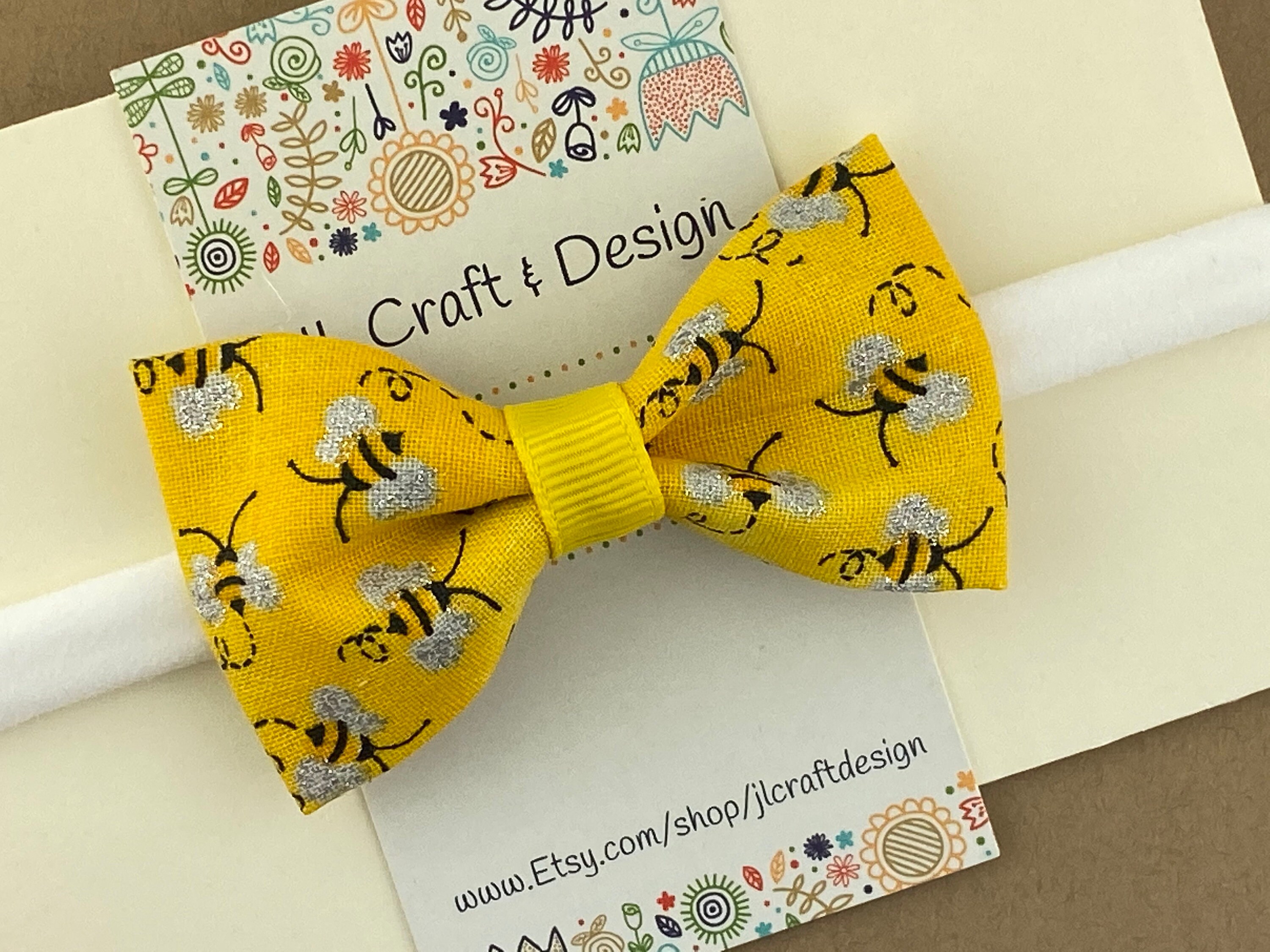 Bumble Bee Bow Honey Bee Bow Yellow Bee Bow Toddler Bow | Etsy