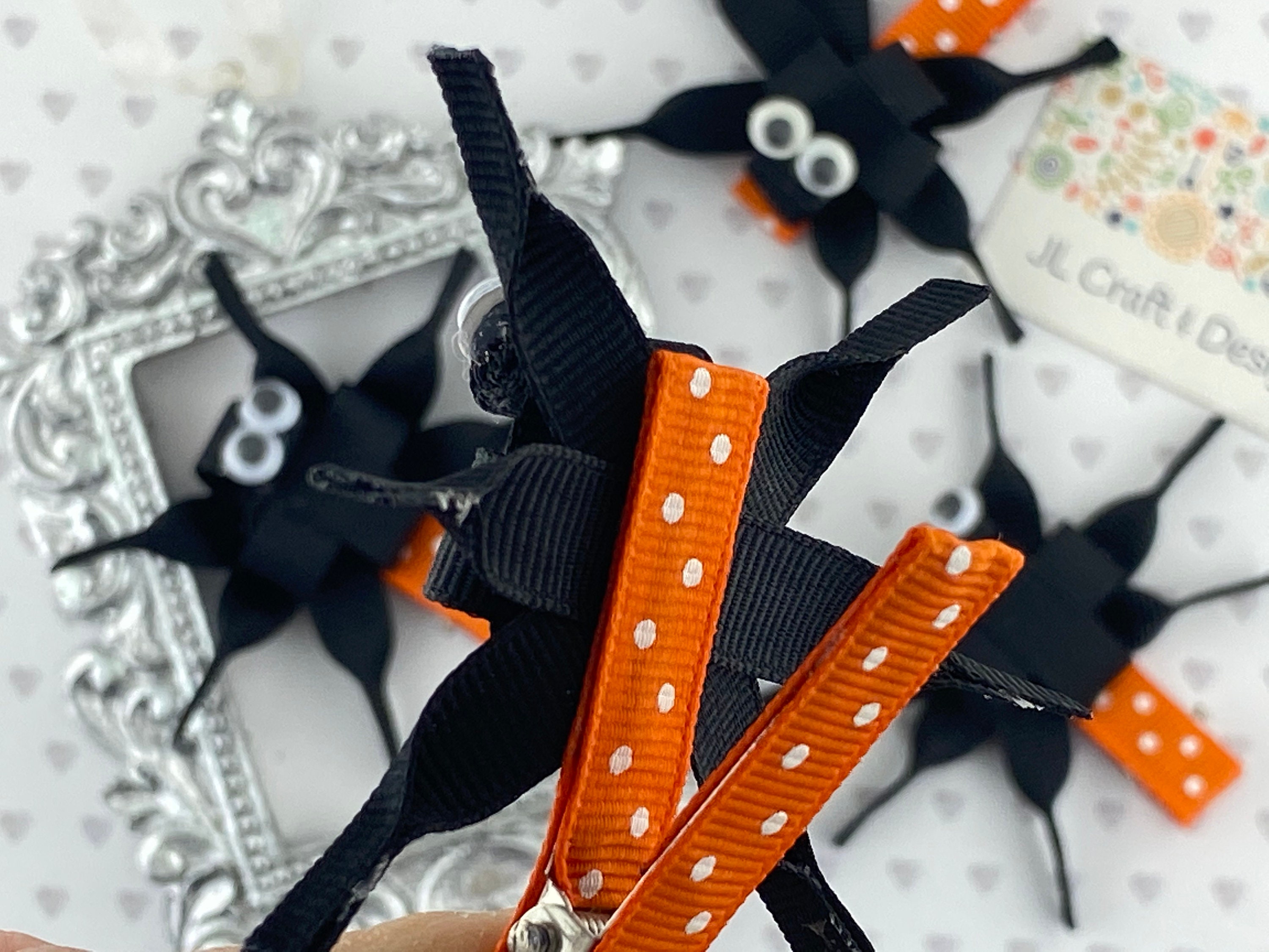 Spider Hair Bow, Spider Hair Bow, Halloween Hair Bow, Girls Hair Bow ...