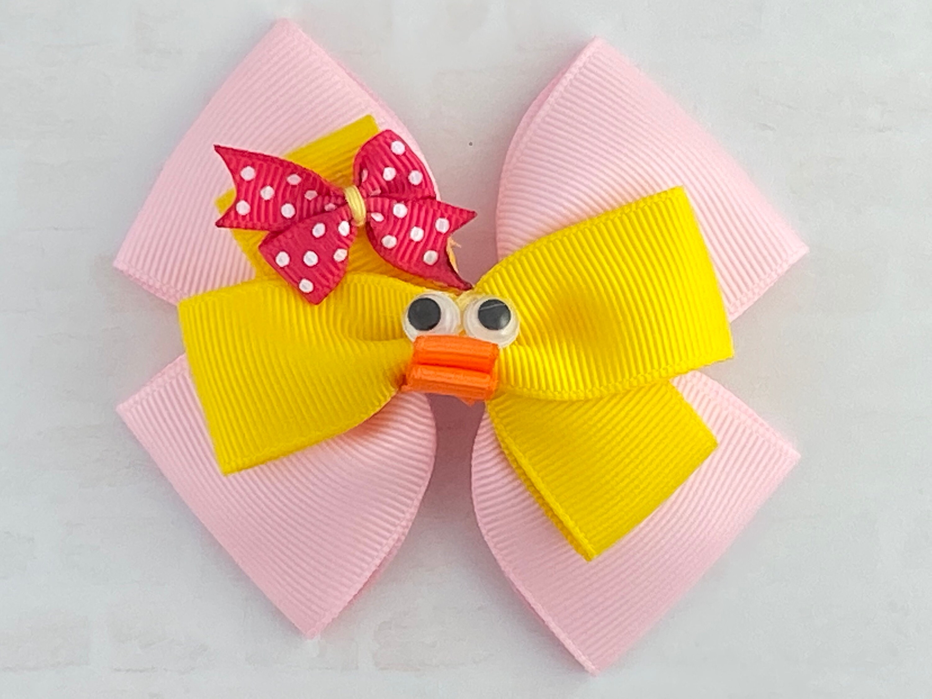 Duck Hair Clip, Rubber Ducky Clip, Girl Hair Clip, Toddler Hair Clip ...