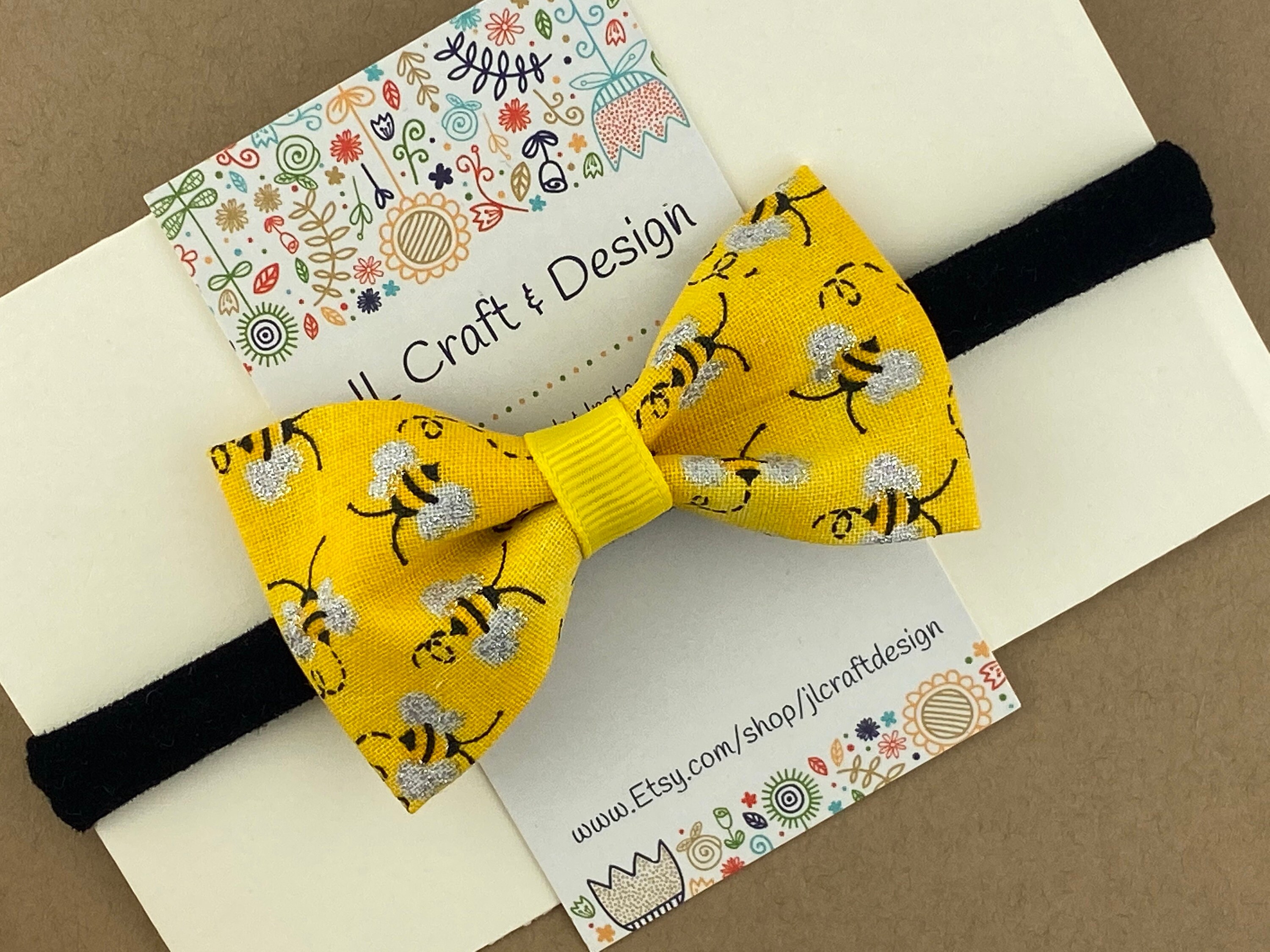 Bumble Bee Bow Honey Bee Bow Yellow Bee Bow Toddler Bow | Etsy