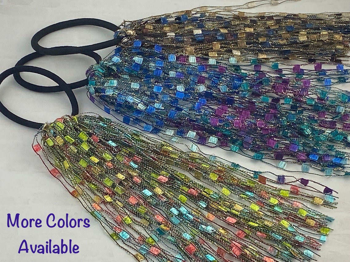 Ribbon Ponytail Holder, Ribbon Hair Tie - Etsy