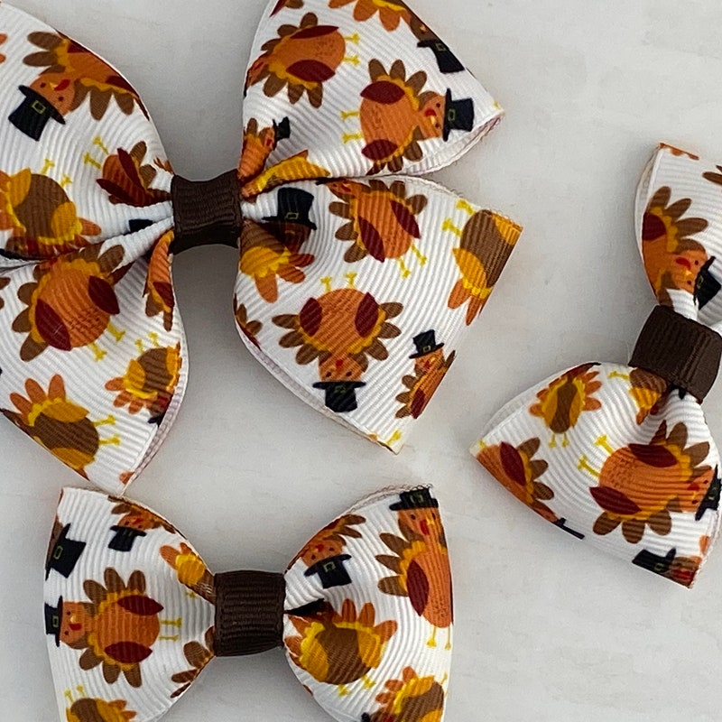 Thanksgiving Bows - Etsy