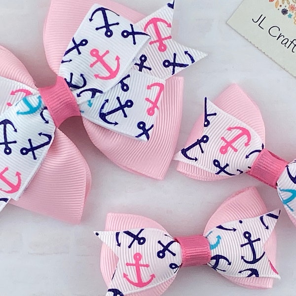 Nautical Anchor Bows - Etsy