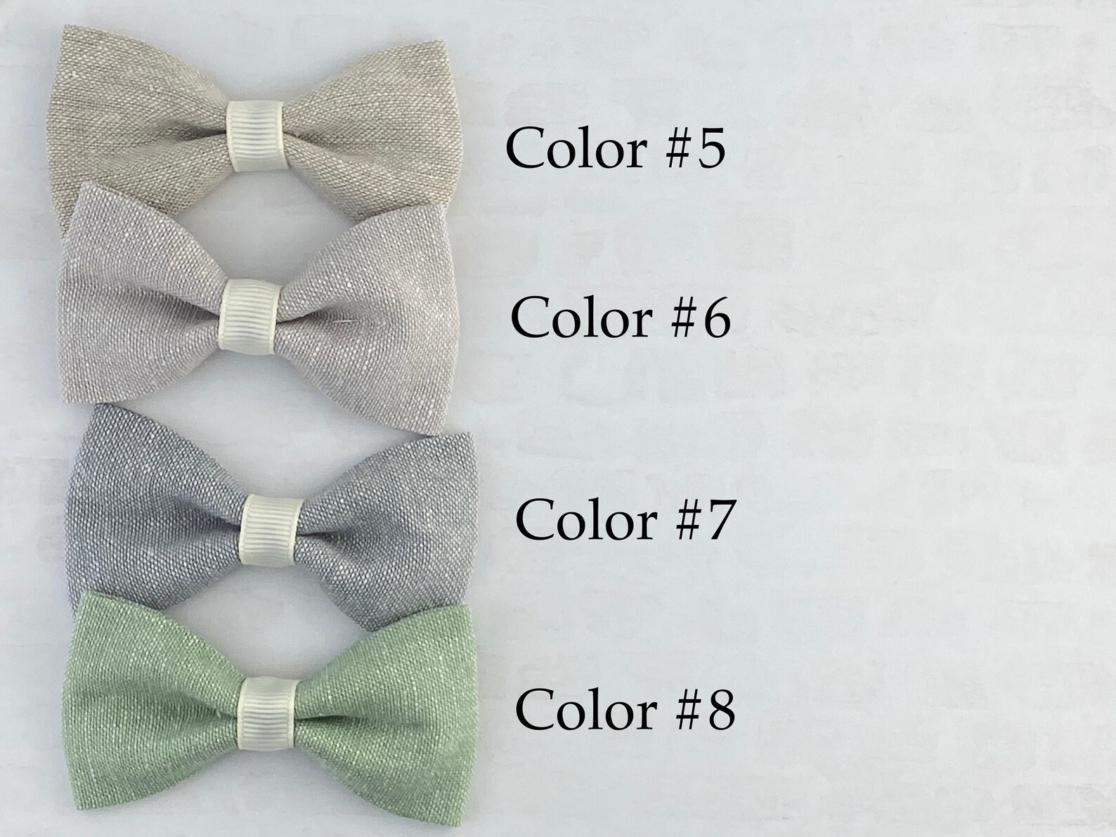 Linen Hair Bow, Linen Bow, Neutral Color Linen Bow, Linen Baby Bow ...