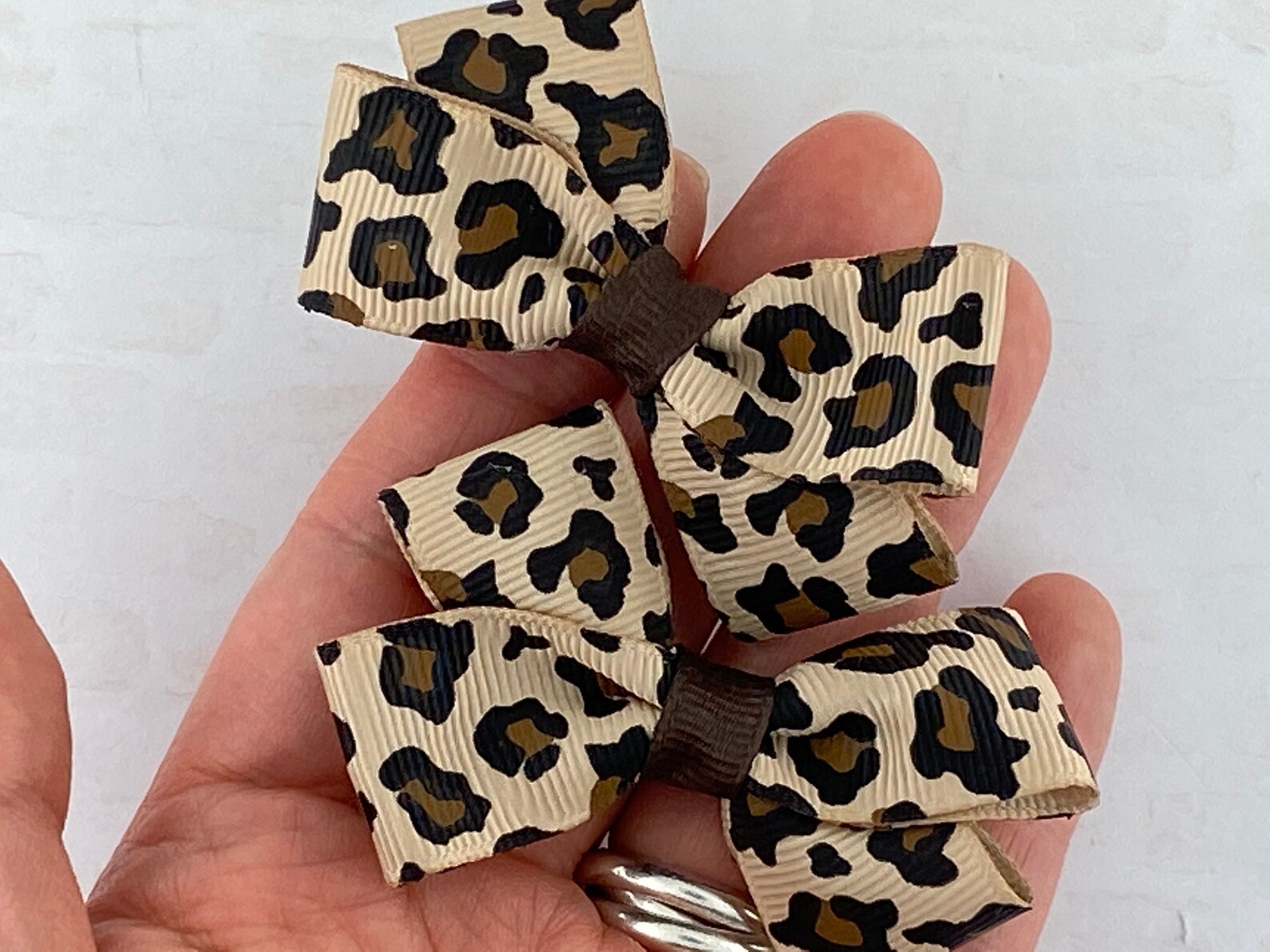 Cheetah Print Hair Bow Leopard Print Hair Bow Cheetah Bow - Etsy