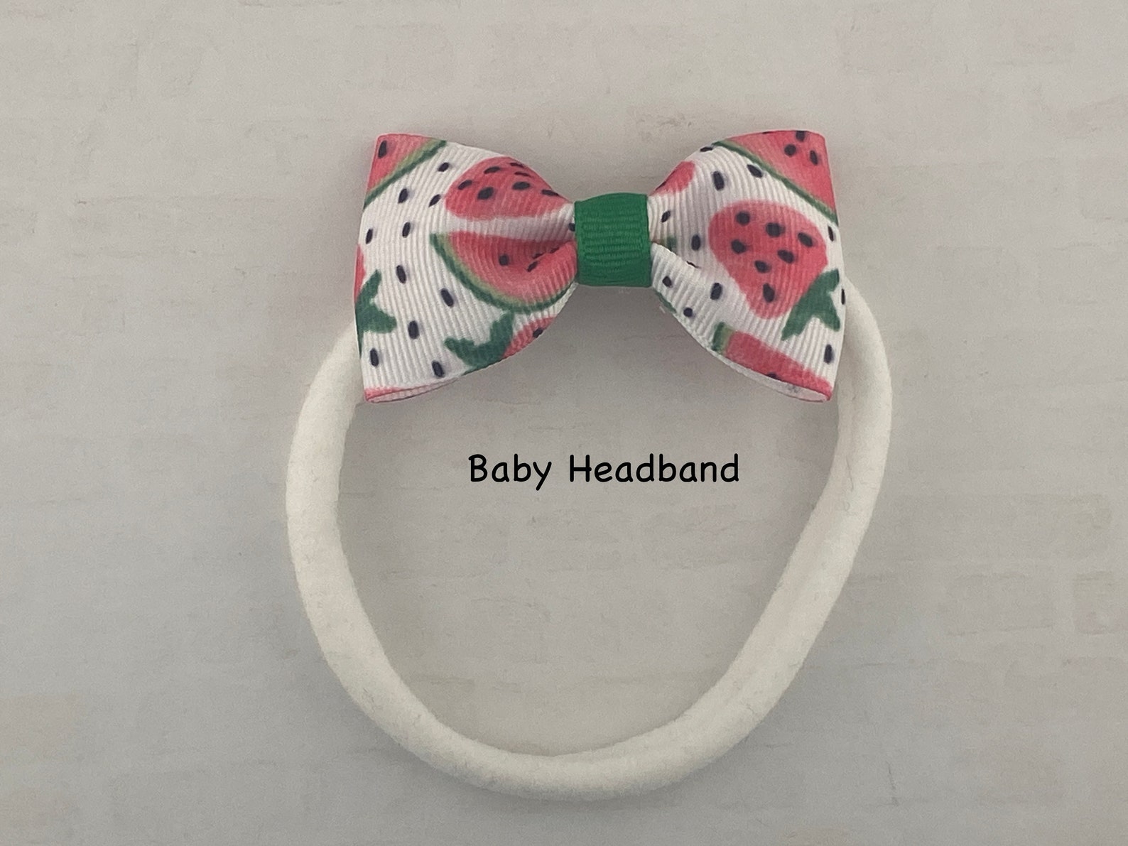 Watermelon Hair Bow Watermelon Bow Summer Hair Bow Sweet - Etsy