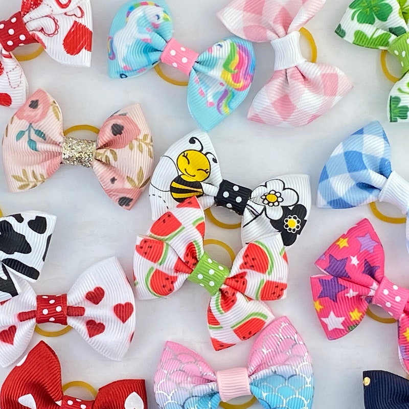 Dog Seasons Hair Bow - Etsy