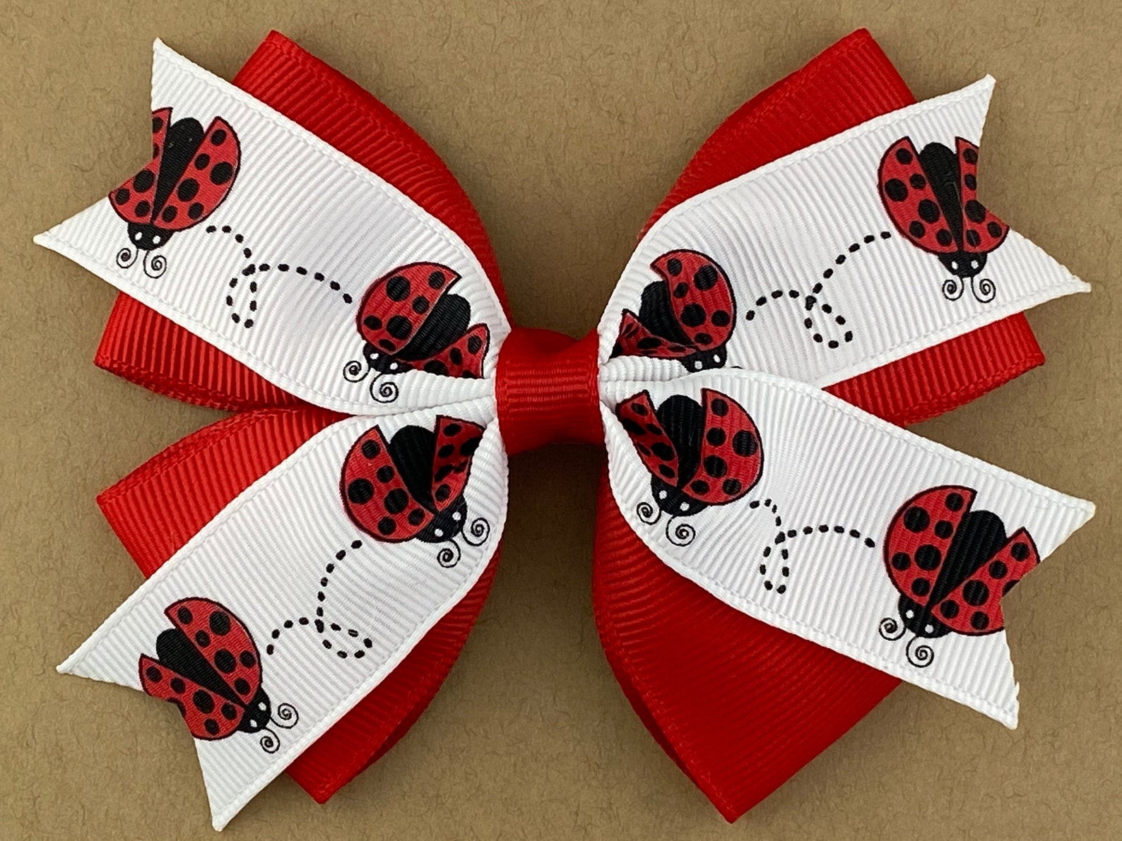 Ladybug Hair Bow Ladybug Hair Clip Ladybug Bow Ladybug | Etsy