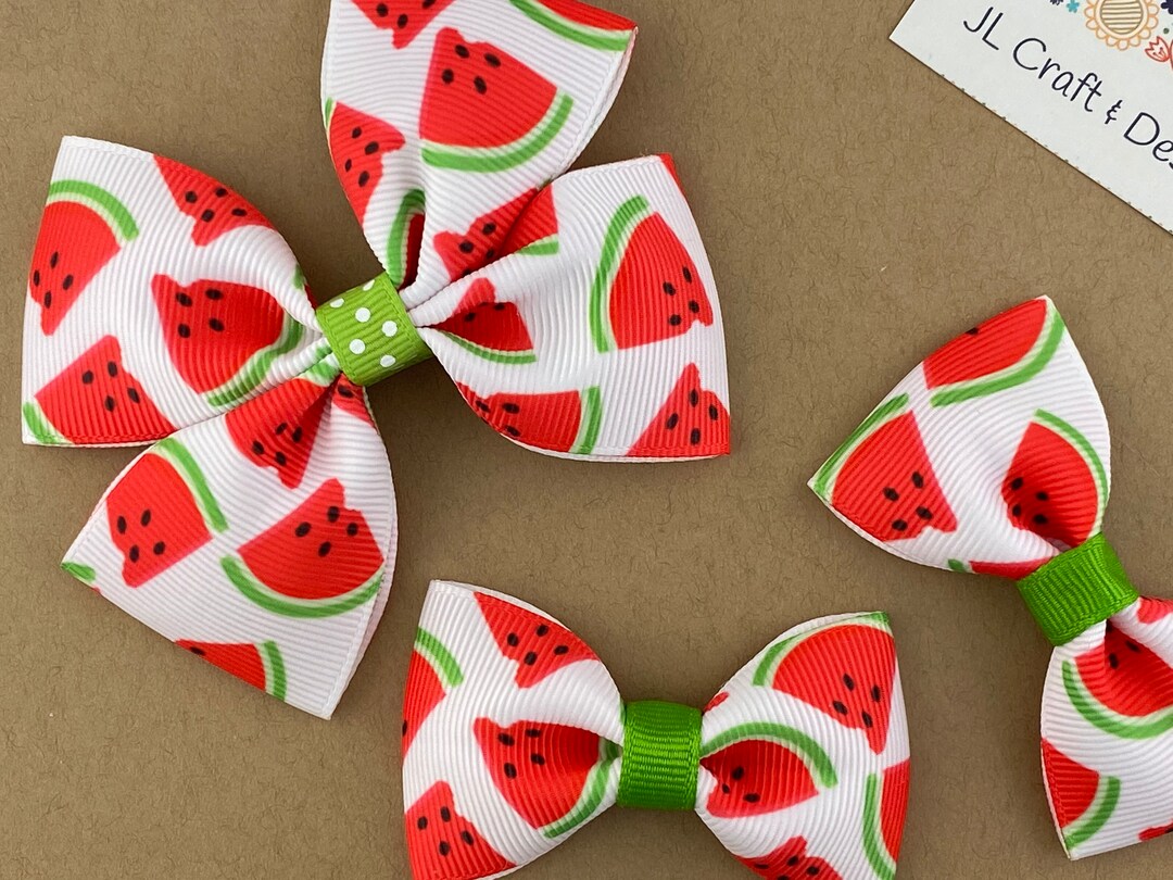 Watermelon Hair Clip, Watermelon Hair Bow, Fruit Hair Clip, Toddler ...