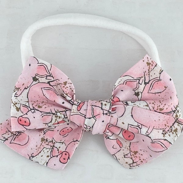 Peppa Pig Bow - Etsy