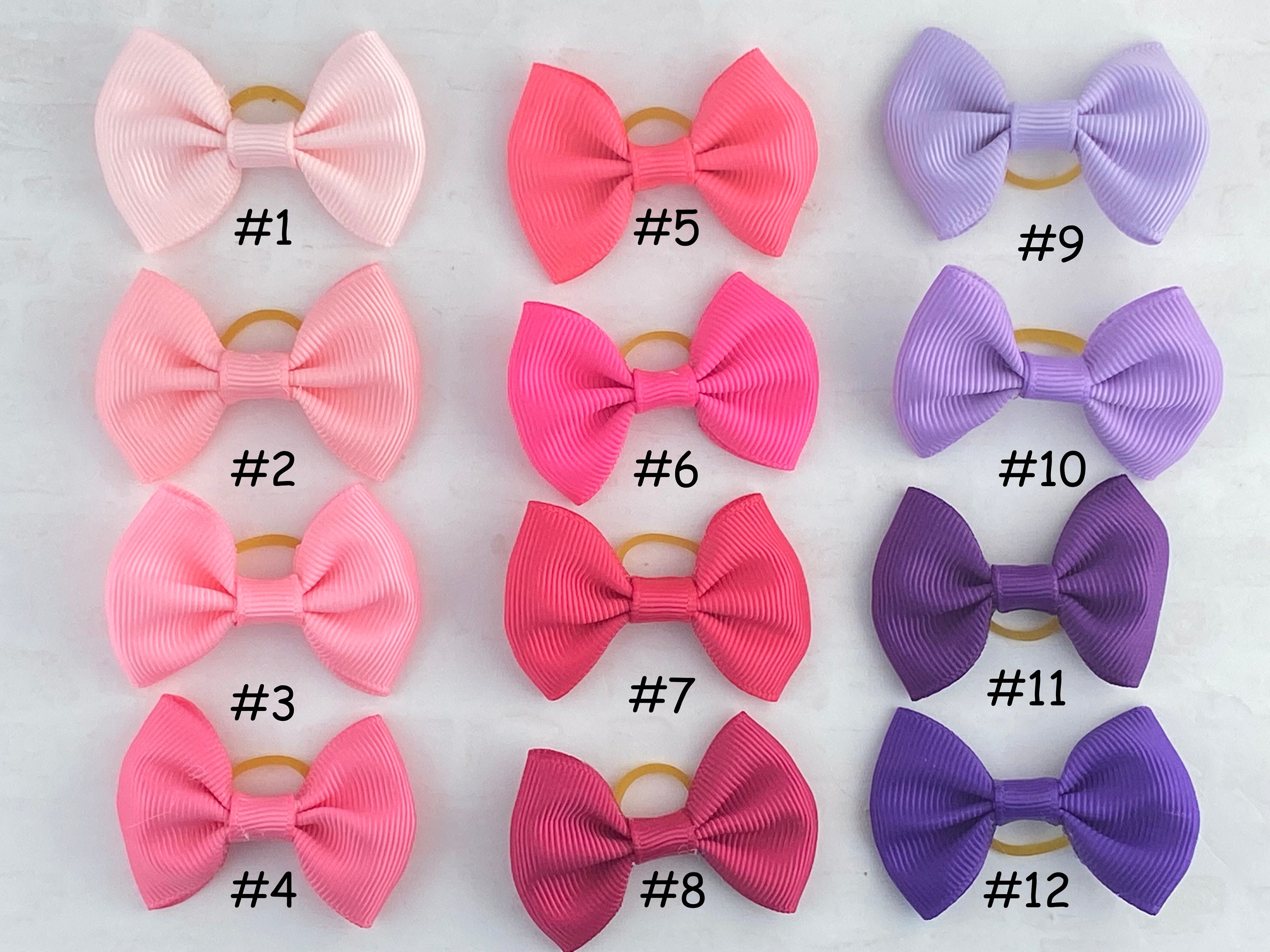 Dog Hair Bows Hair Bow for Dogs Rubber Band Dog Hair Bows - Etsy