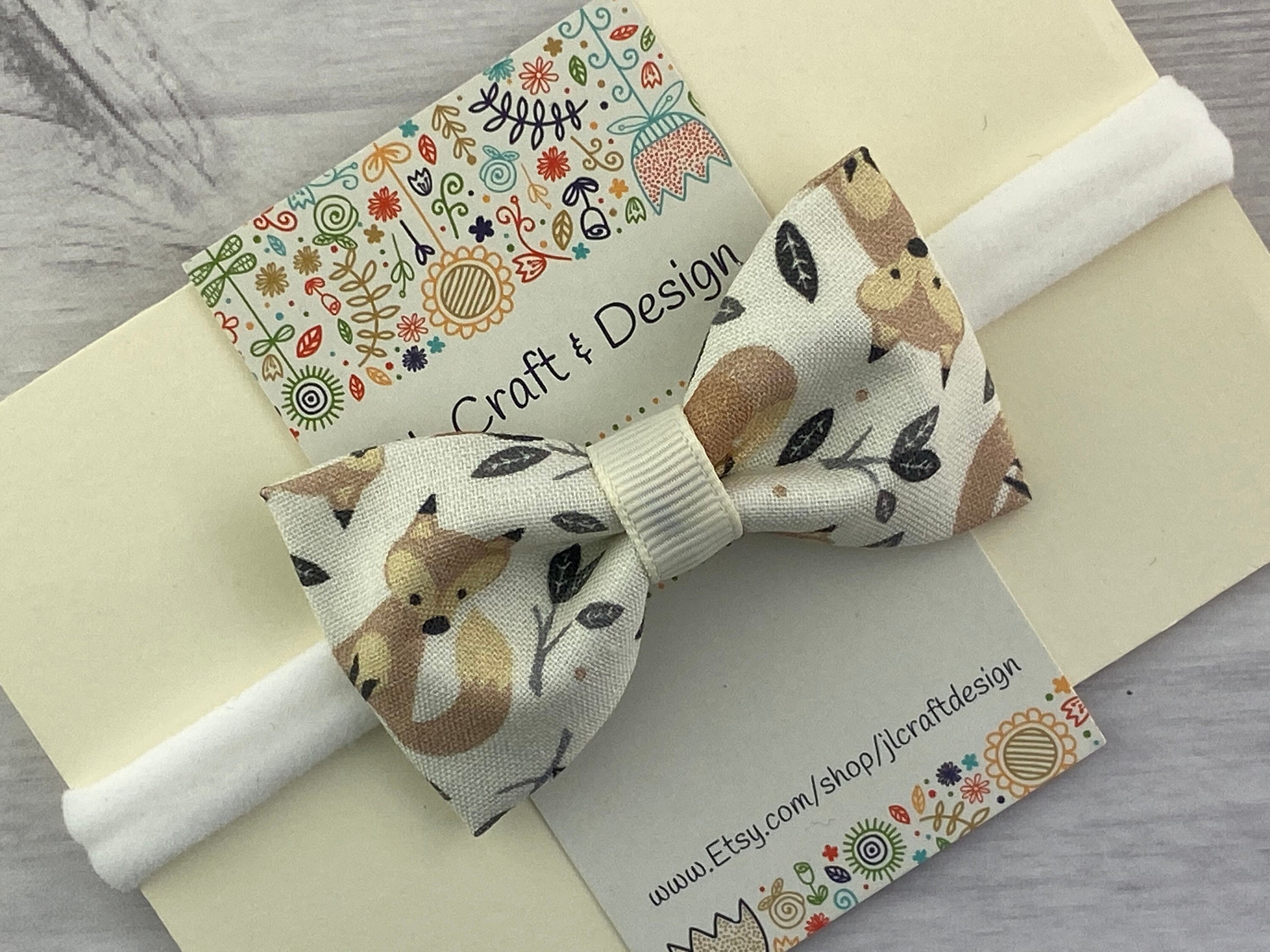 Fox Hair Bow Fox Hair Clip Handmade Fox Bow Bows for Girl | Etsy