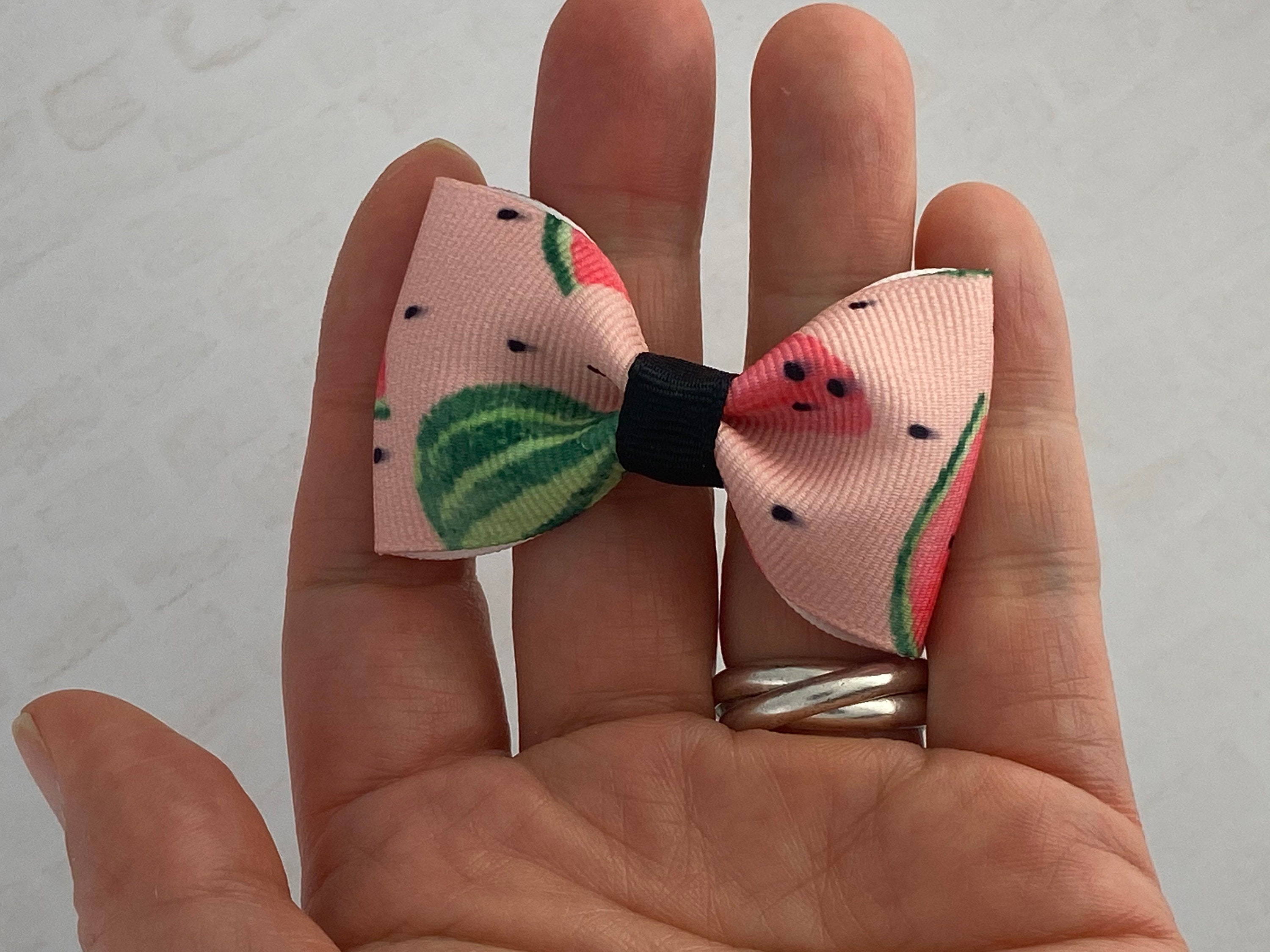 Watermelon Hair Bow Summer Hair Bow Watermelon Bow | Etsy