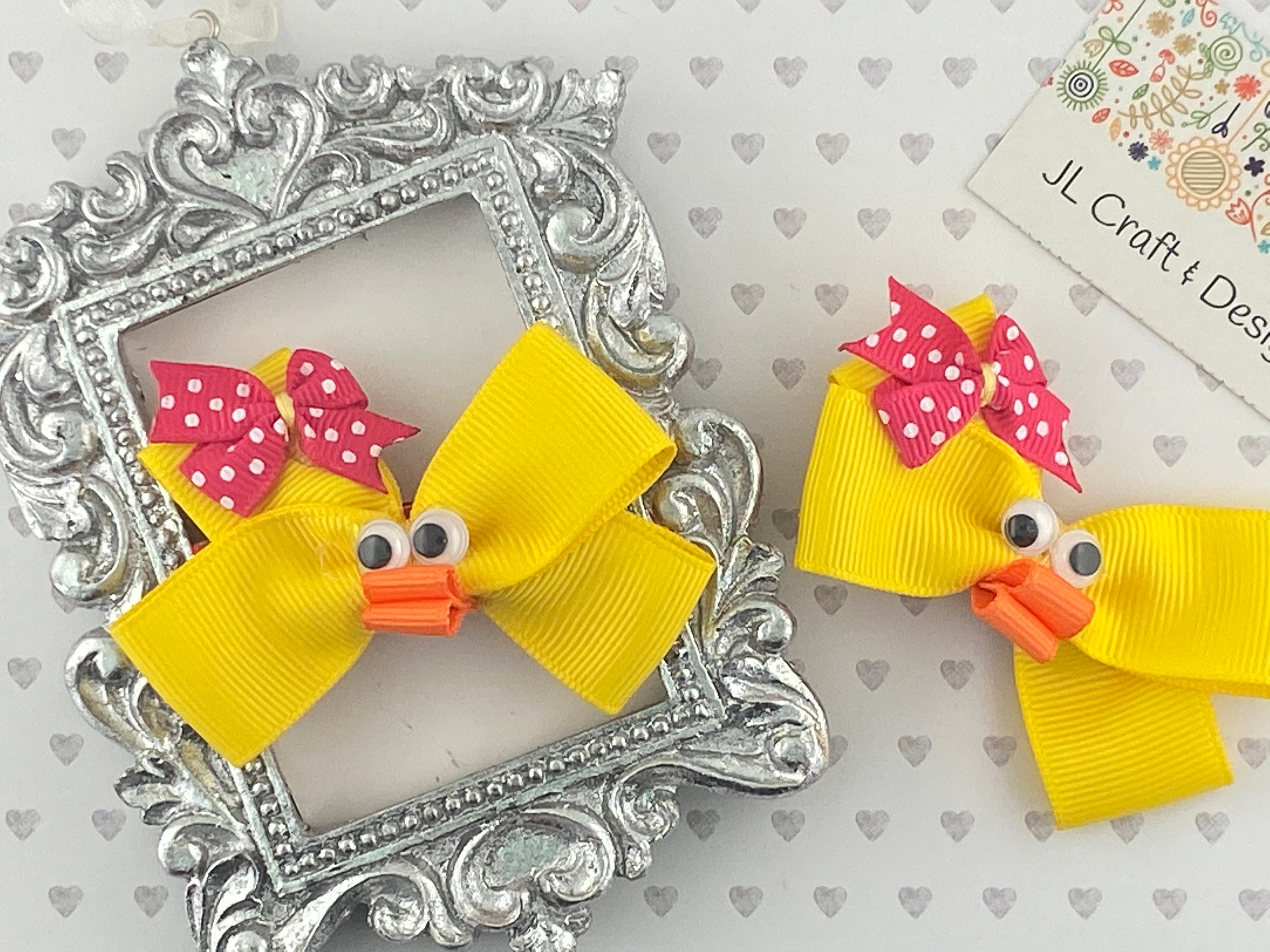 Duck Hair Clip, Rubber Ducky Clip, Girl Hair Clip, Toddler Hair Clip ...