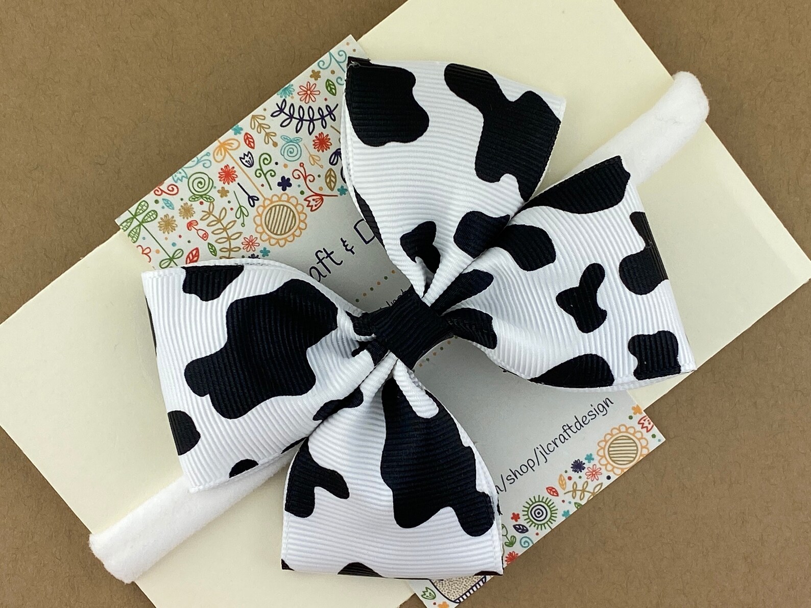 Cow Hair Clip Cow Girl Hair Clip Cow Hair Bow Cow Bow Cow | Etsy