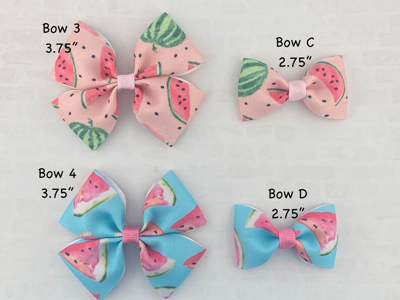 Watermelon Hair Bow, Watermelon Bow, Summer Hair Bow, Sweet Hair Bow ...