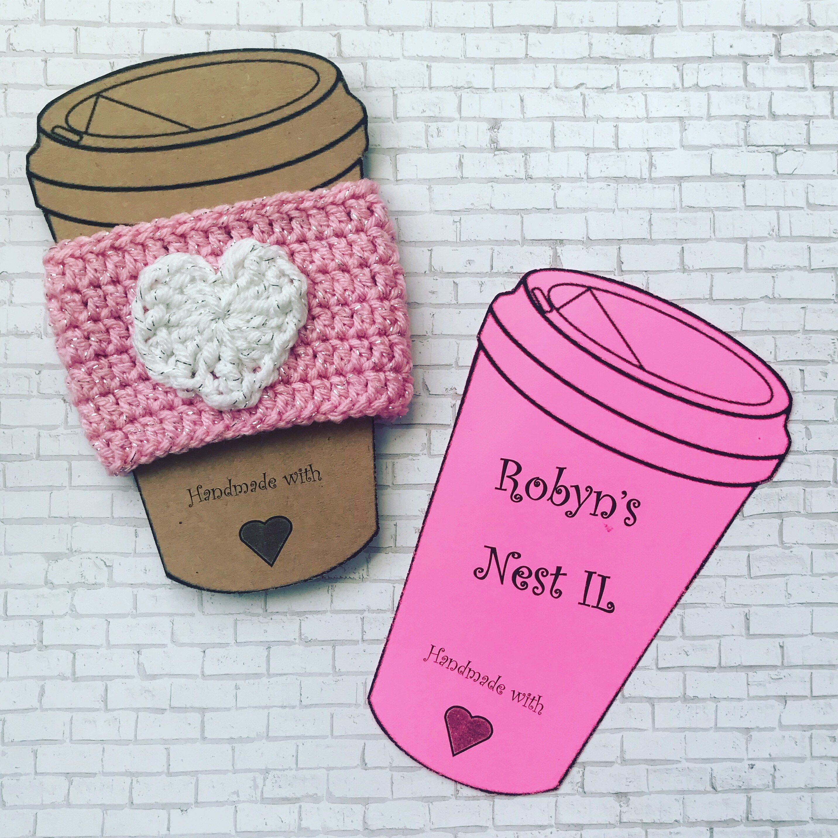 Valentine's Day Coffee Cozy Valentines Day Sleeve | Etsy