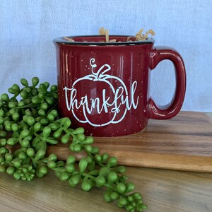 Thankful Campfire Mug | Thankful Coffee Mug | Fall Mugs | Pumpkin ...