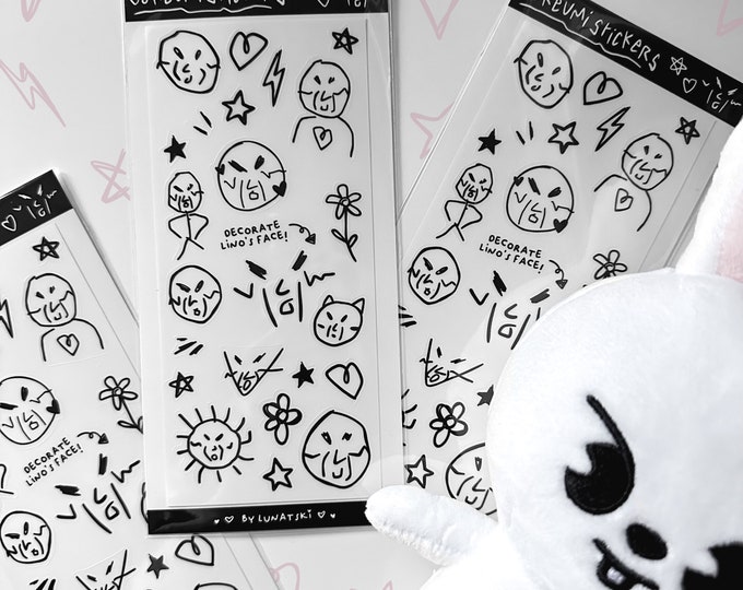 Lee Know SKZ Jureumi Polco Deco Stickers - Etsy