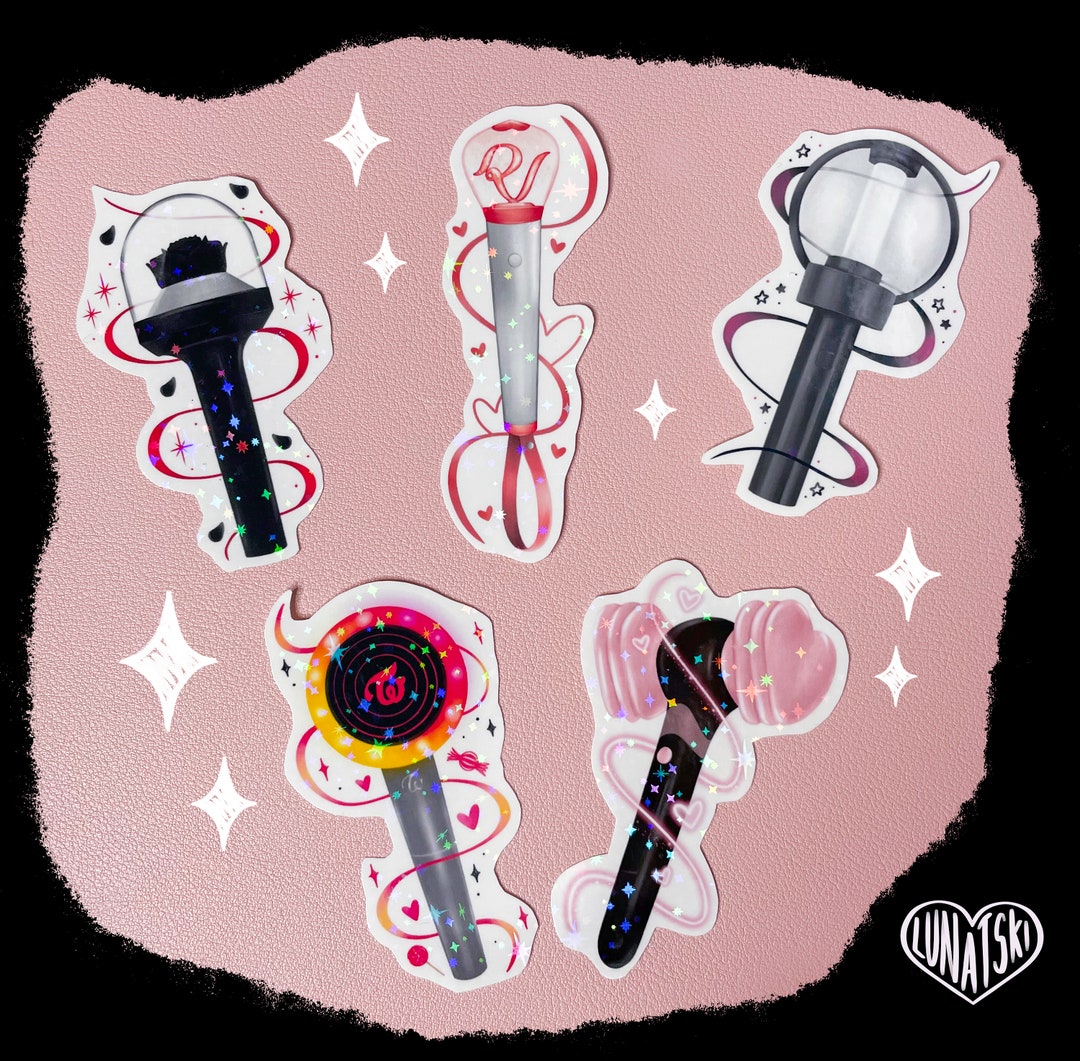 KPOP Group Lightstick Stickers Series 2 - Etsy