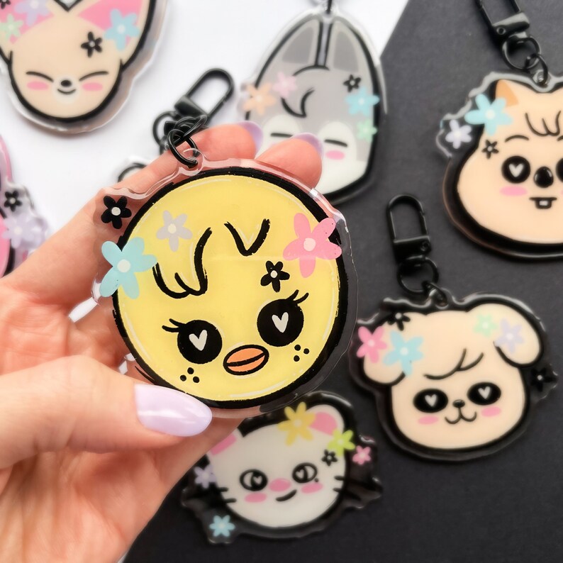 Stray Kids SKZOO Keychains - Etsy UK