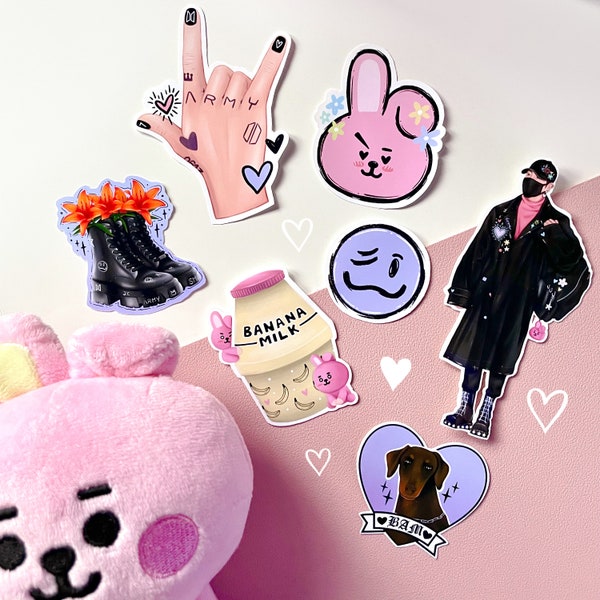 Jungkook Stickers - Etsy
