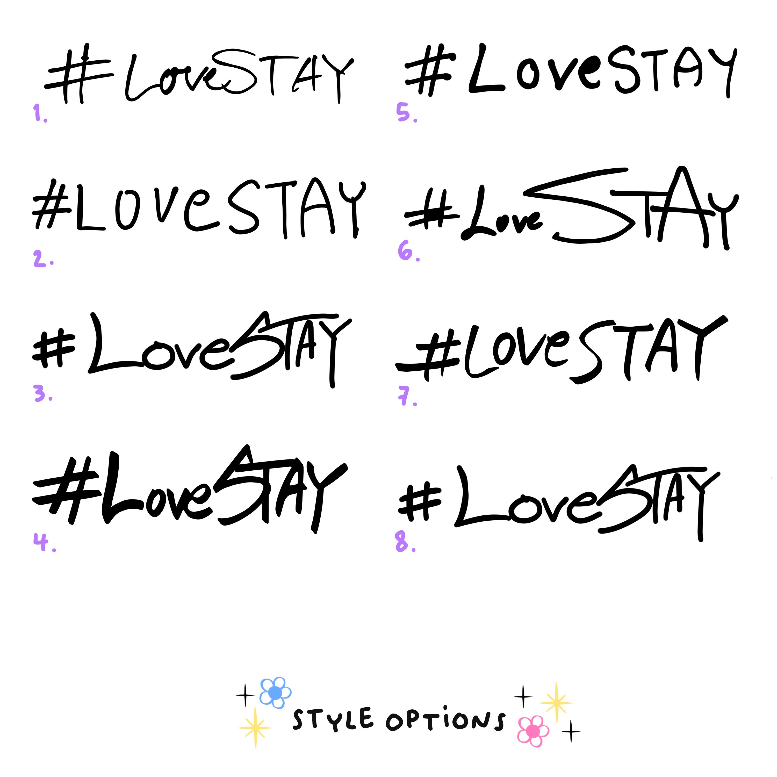 SKZ Stray Kids Lightstick Decal Sticker Love Stay - Etsy UK