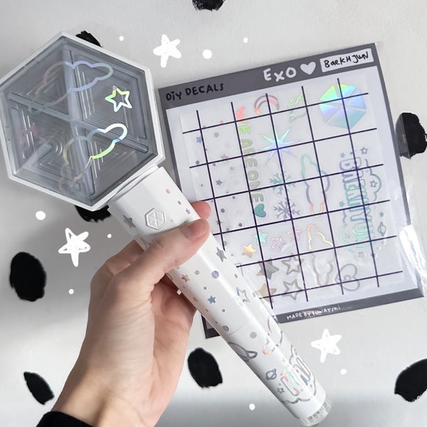 Exo Lightstick Decals - Etsy