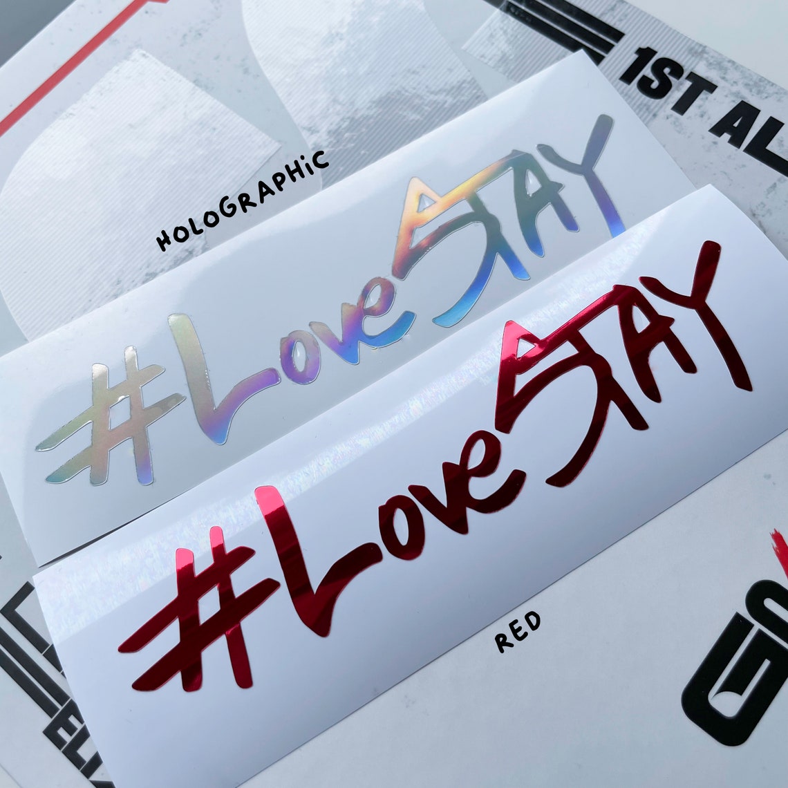 SKZ Stray Kids Lightstick Decal Sticker Love Stay - Etsy UK