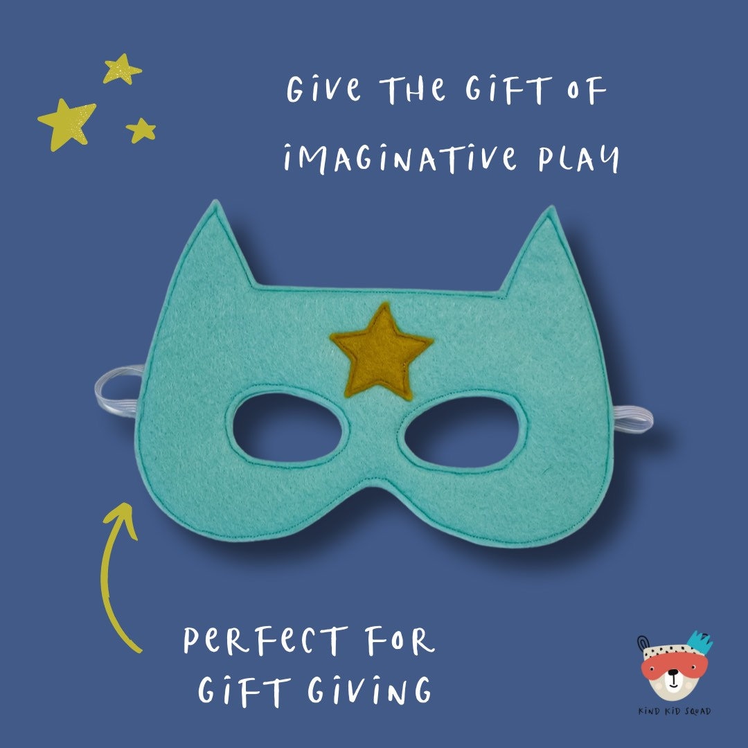 Superhero Mask, Kids Stocking Stuffer, Kids Gift Under 20, Superhero ...