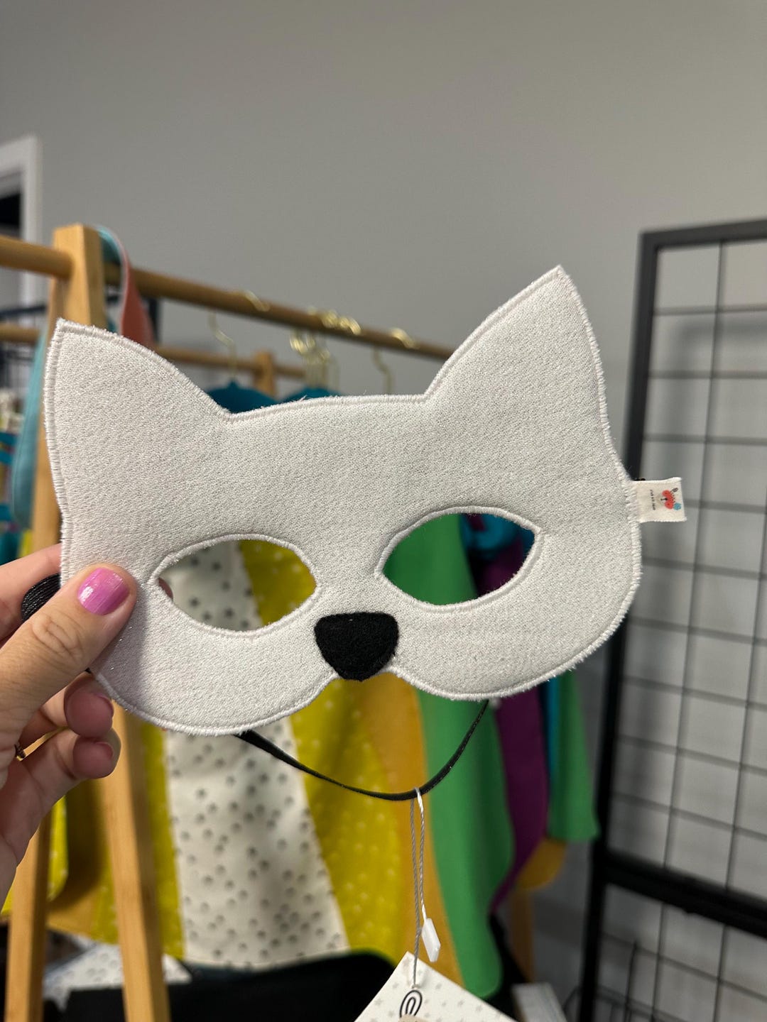 Cat Dress up Mask, Halloween Cat Costume, Montessori Play, Fabric Cat ...