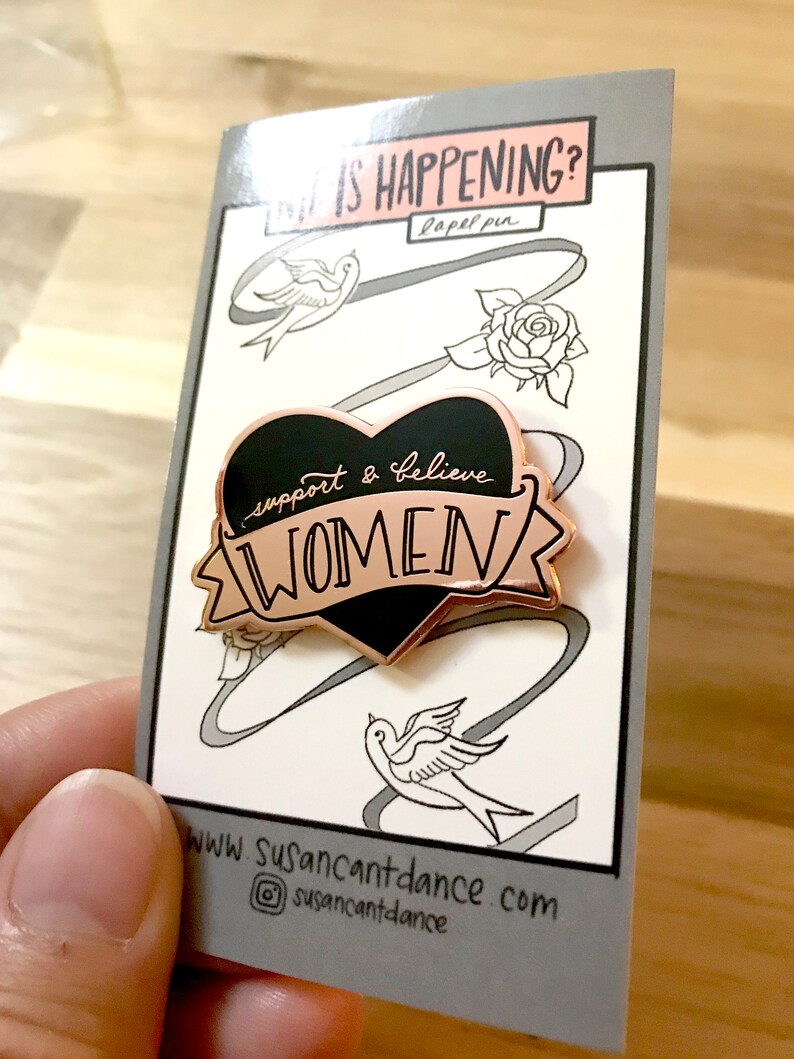 Pro Choice Pin Women's Rights Enamel Lapel Pin Metoo | Etsy