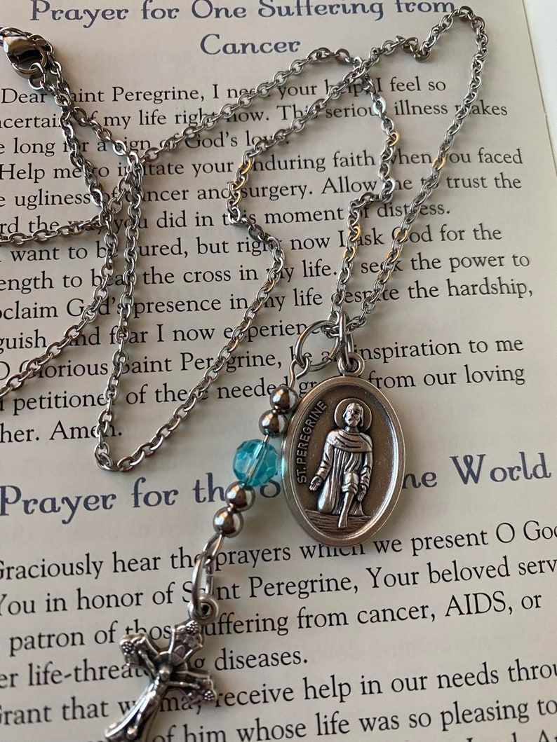 Patron Saint of Healing Cancer. Encouraging Gift Set. St. Peregrine ...