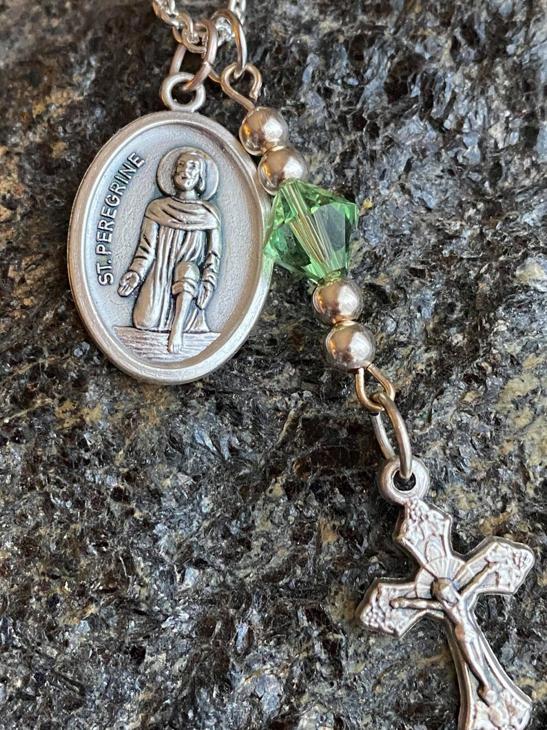 Patron Saint of Healing Cancer. Encouraging Gift Set. St. Peregrine ...