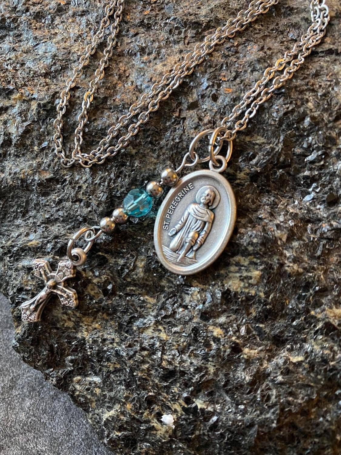 Patron Saint of Healing Cancer. Encouraging Gift Set. St. Peregrine ...