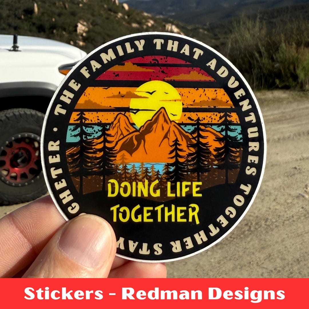 Family Adventure Sticker - Etsy