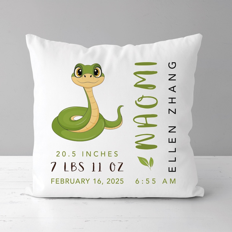 Baby Snake Pillow - Etsy