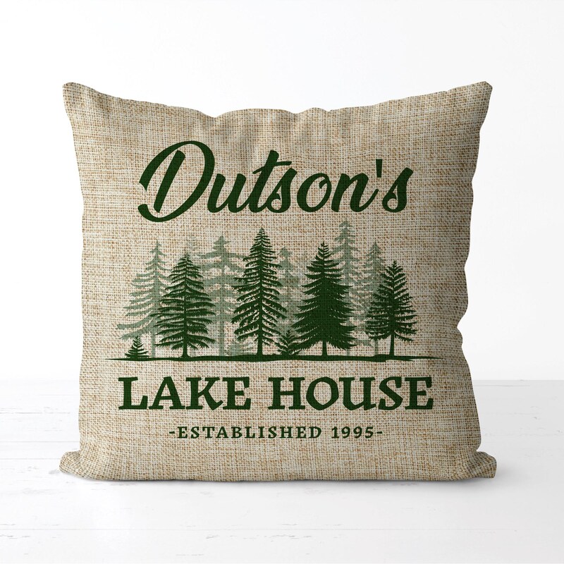 Lake House Pillow - Etsy