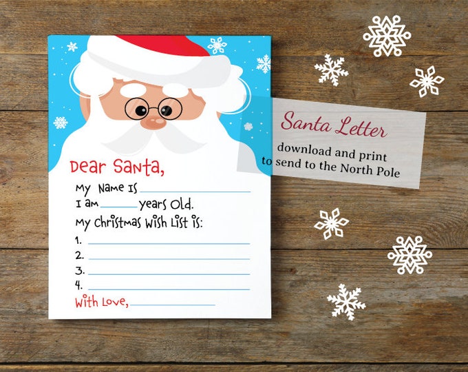 Delayed Christmas Gift Letter From Santa | Notification of Late Present ...