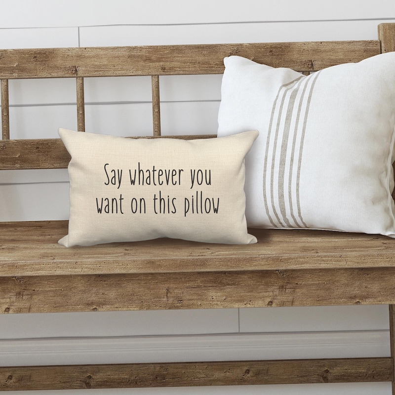 Pillows With Words - Etsy