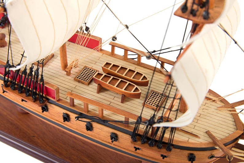 HMS Sirius Tall Ship Model 55cm (21.7") - Handcrafted Fully Assembled ...