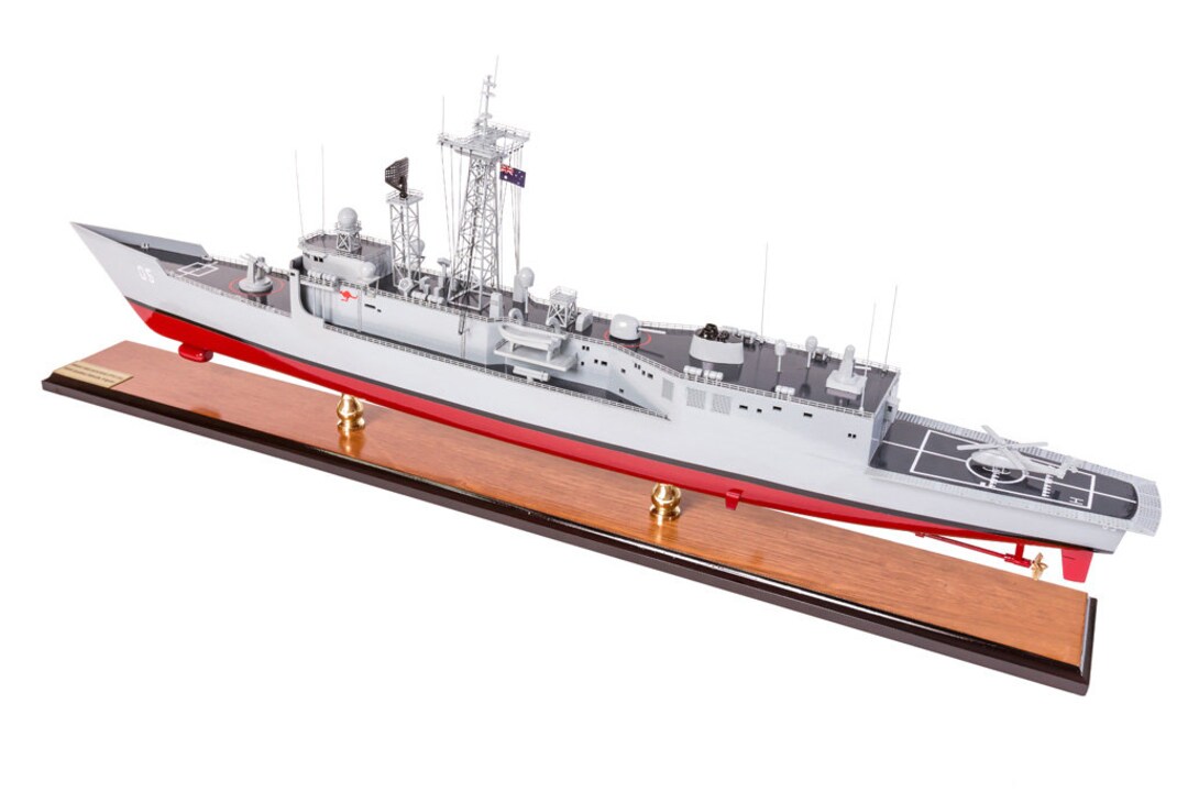 HMAS Melbourne FFG 05 92cm Wooden Warship Models Royal Navy Model Ships ...