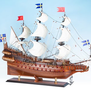 Vasa (wasa) 34" Handcrafted Wooden Model Tall Ship Boat - Wooden Ship ...