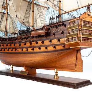 HMS Victory 1765 Model Tall Ship 95cm Replica - Royal Navy Ships, HMS ...